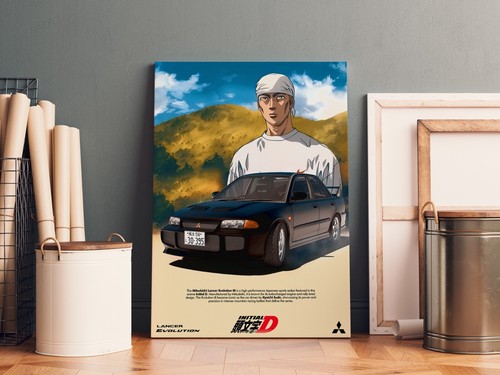 Initial D - Kyoichi Sudo Lancer Evolution III Emperor A1/A2/A3 Canvas ...