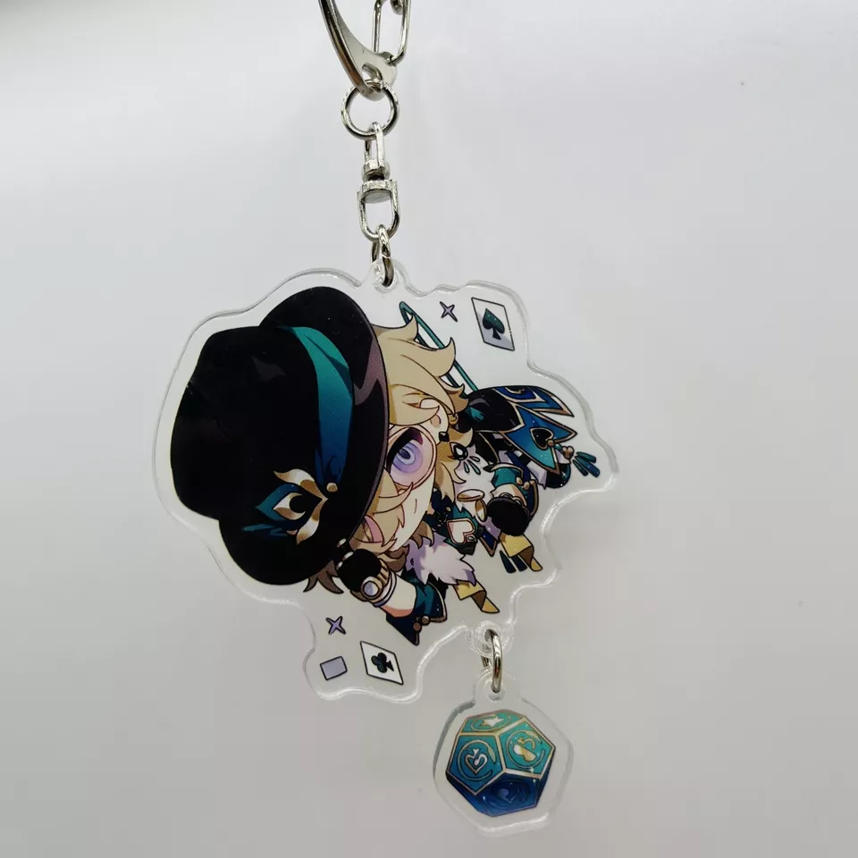 Honkai Star Rail Aventurine Acheron Robin Misha Sunday Firefly Keychain ...