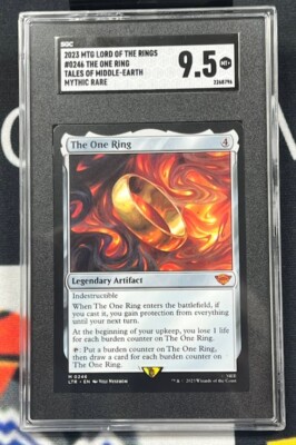 SGC 9.5 MTG Lord of The Rings Tales of Middle-Earth #0246 The One Ring ...