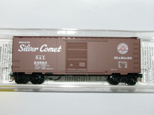 Micro Trains N Scale 20660 Seaboard Silver Comet 40' Box | eBay