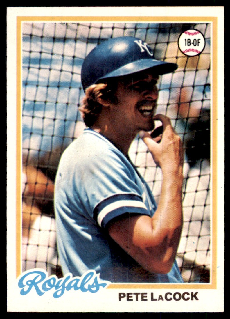 1978 TOPPS PETE LACOCK KANSAS CITY ROYALS #157 (102) | eBay