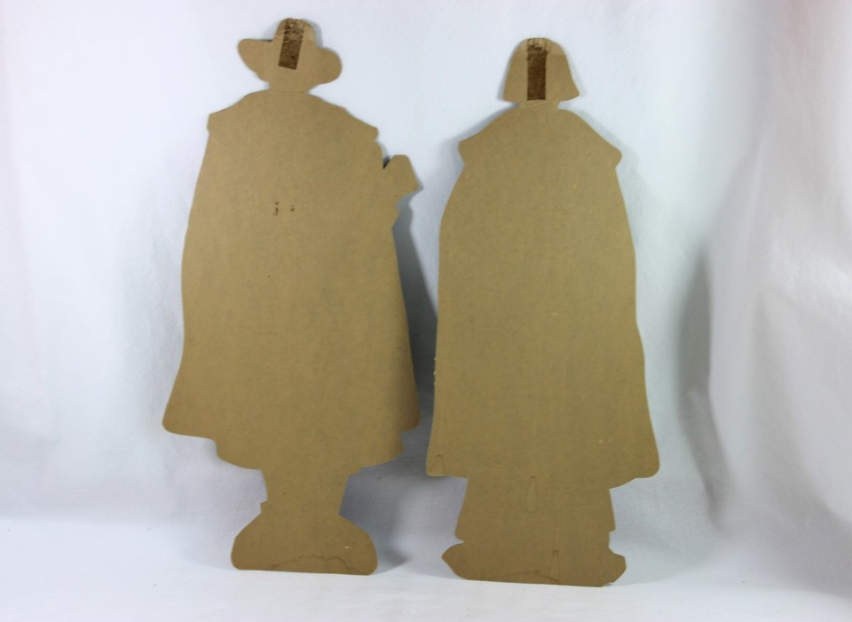 Vintage Mr and Mrs Pilgrim Thanksgiving Cutouts Diecuts | eBay