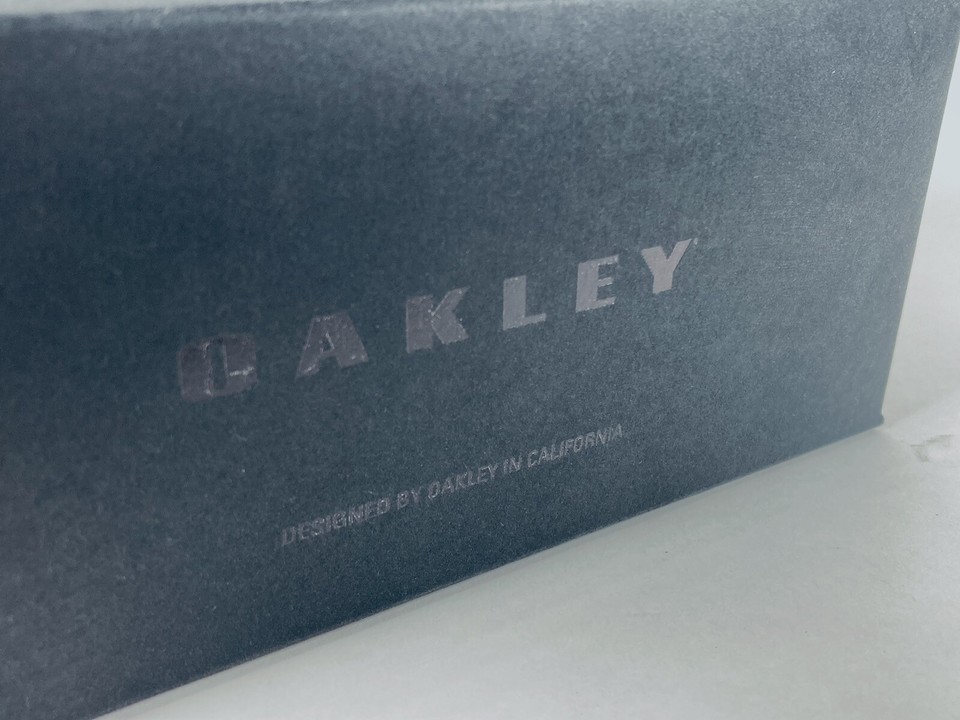 Oakley Empty Cardboard Box & Manufacturers Information Note ONLY; NO ...