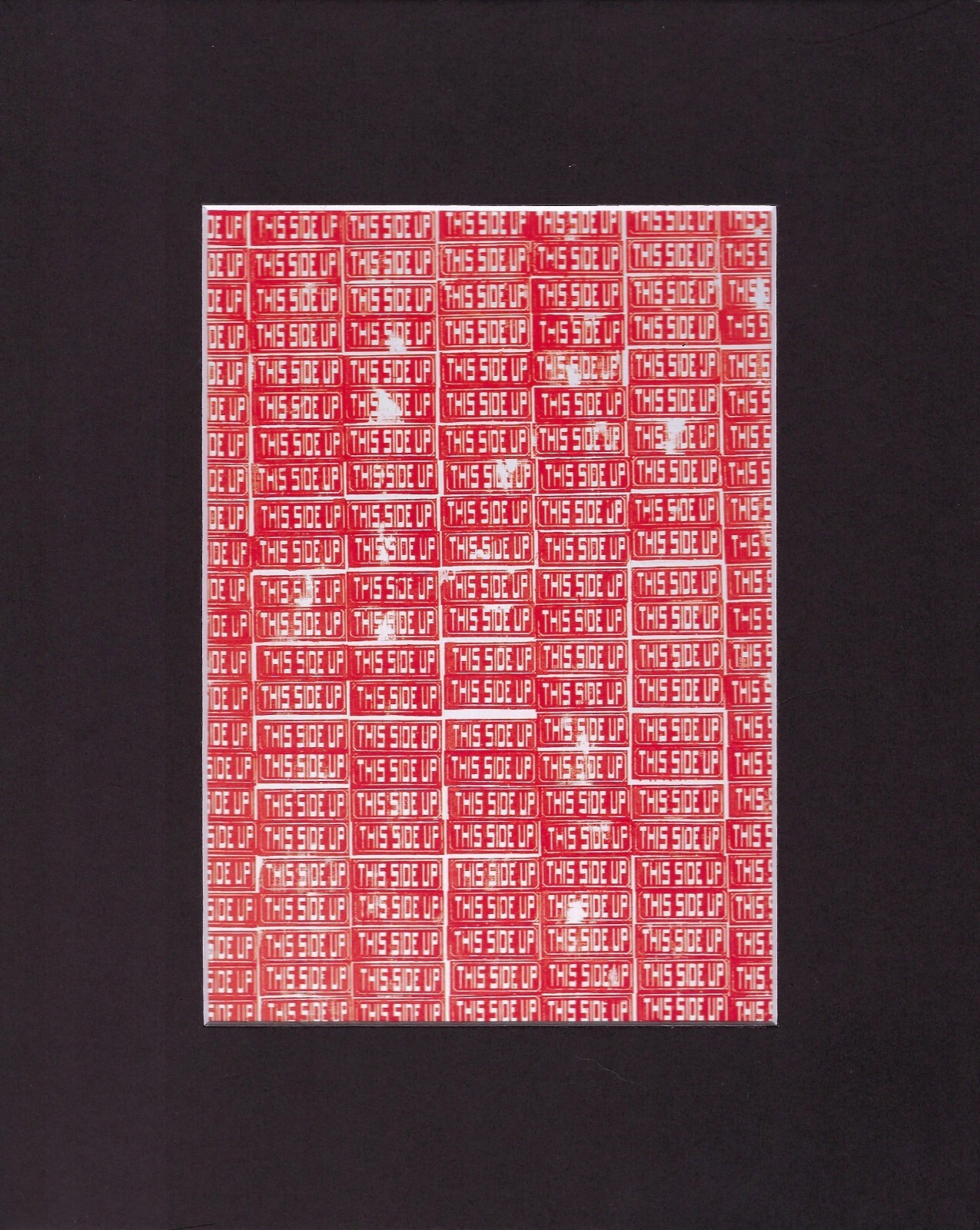 8X10" Matted Print Art Picture Andy Warhol: This Side Up, 1962 | eBay UK