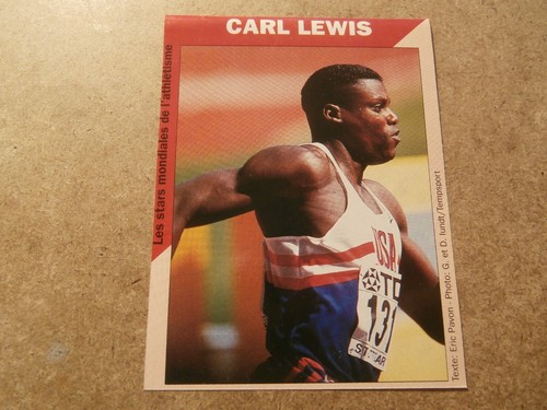 CARL LEWIS, RARE VINTAGE 90s TRADING ROOKIE CARD, COLLECTOR (JT29) | eBay