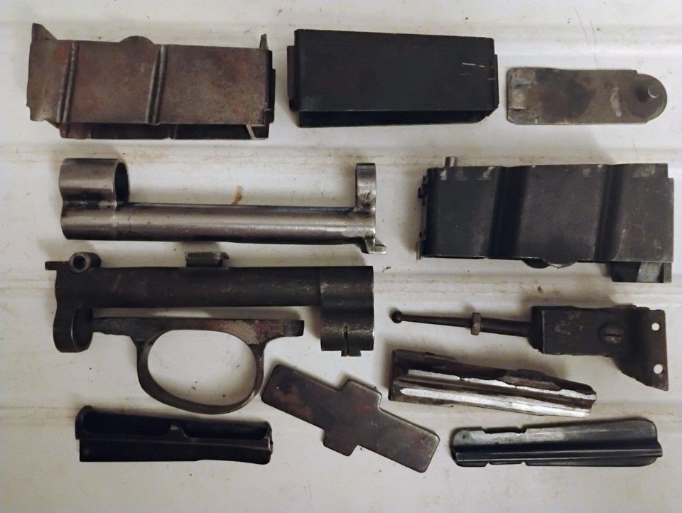 huge gun Gunsmith Parts Lot -12 rifle military stock bolt surplus ...