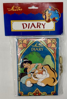 Vintage Disney Aladdin Princess Jasmine Raja Diary Journal New Sealed Rare | eBay