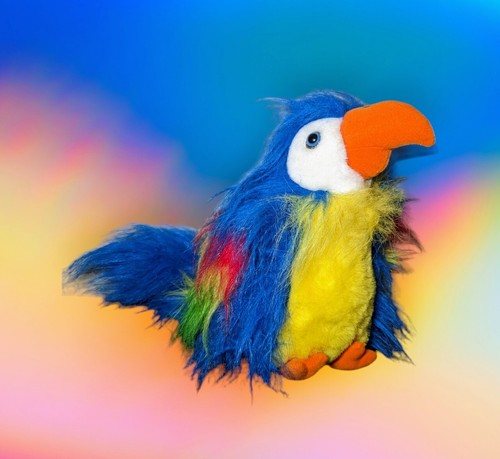 Fiesta PARROT Bird Red Yellow Green Blue Plush Toy Stuffed Animal NWT ...