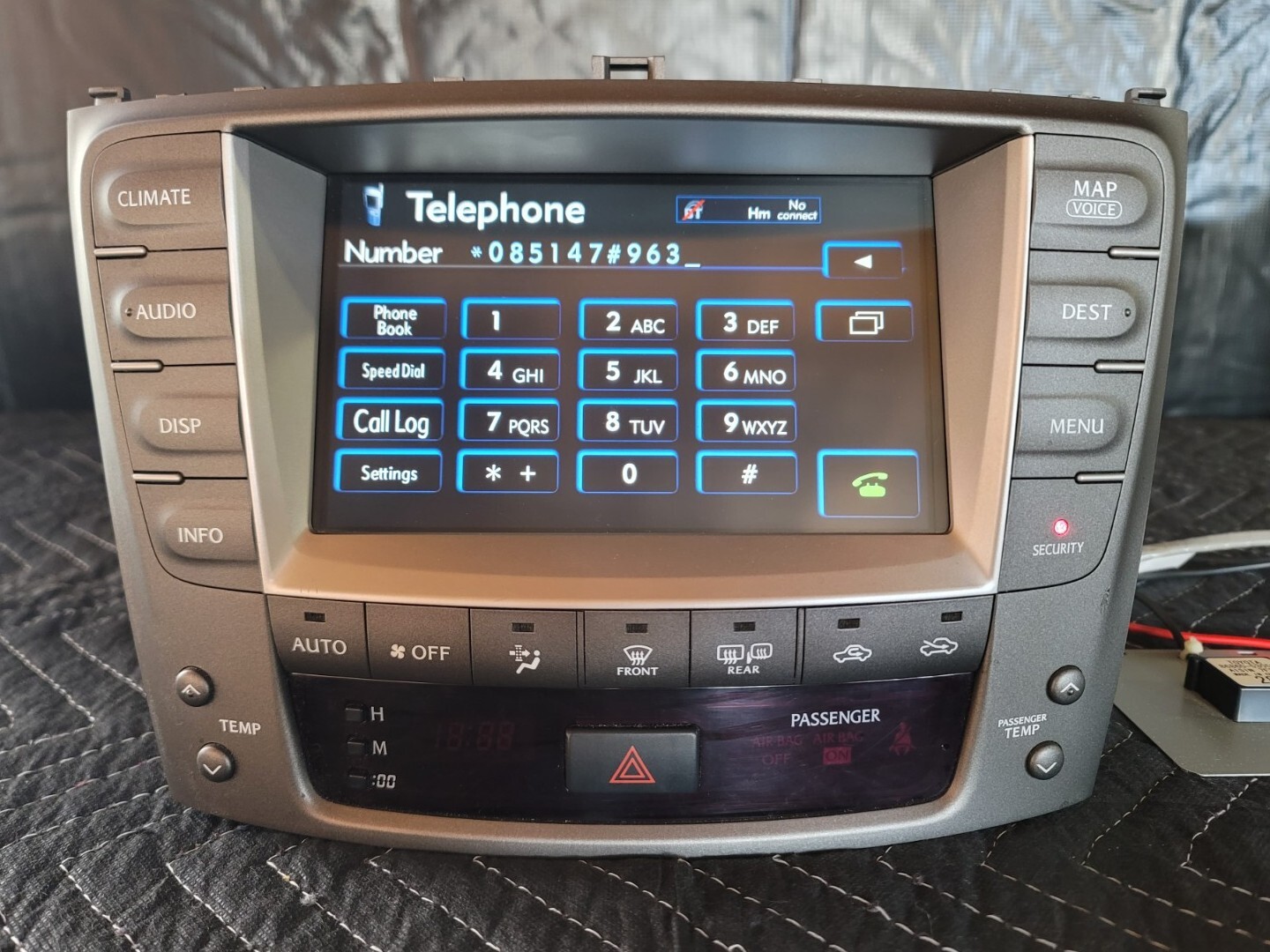 2006-2008 Lexus Is350 Is250 GPS Navigation Monitor AC Control Touch ...