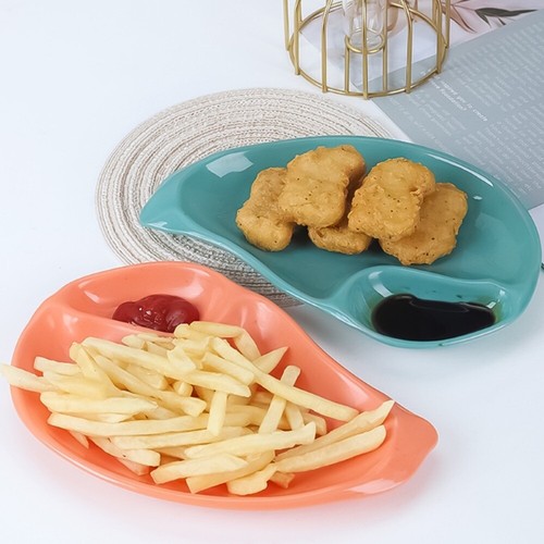Multi-purpose Dipping Sauce Tray PP French Fries Sauce Plate Bone Spit ...