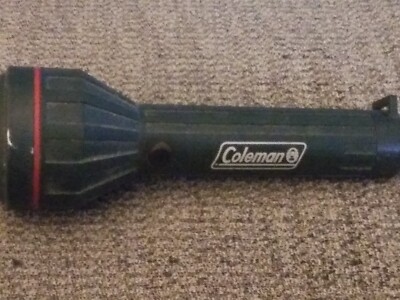 Coleman Large 11" Flashlight - Outdoor Series - Dark Green Plastic ...