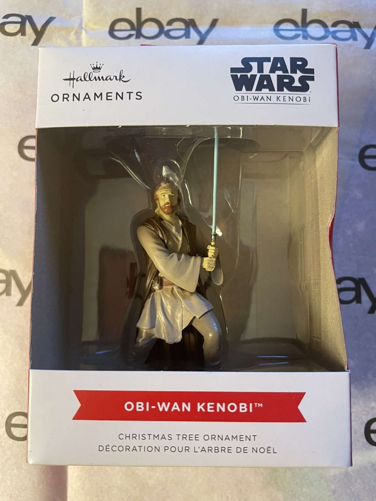 Hallmark Star Wars Obi Wan Kenobi Christmas Tree Ornament Free Shipping ...