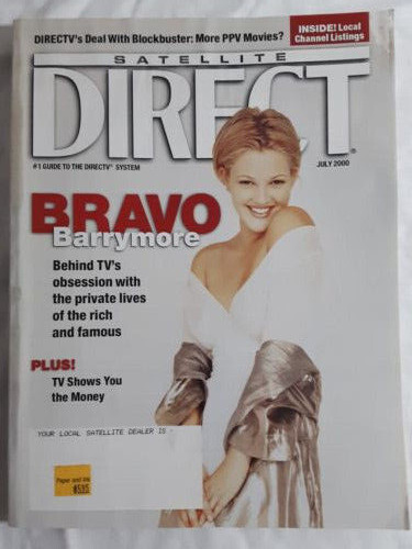 Satellite Direct magazine July 2000 Drew Barrymore Biography Cuba ...