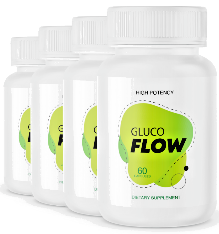 (4BOTTLES) GLUCOFLOW Diabetic Glucose Support Supplement Blood Sugar ...