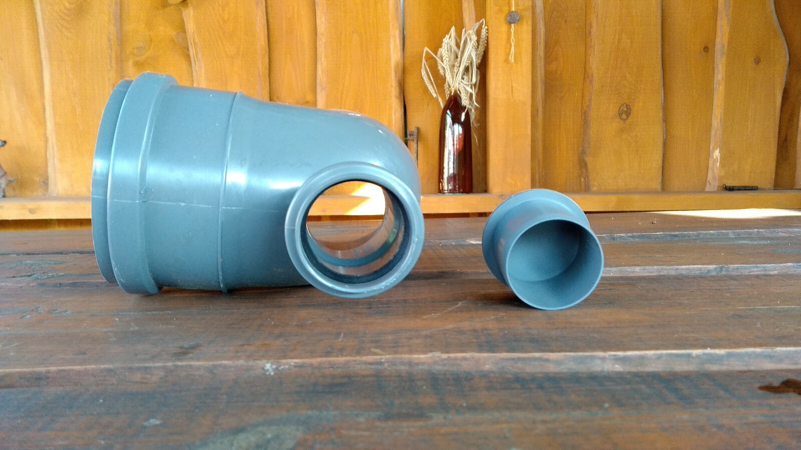 110mm Soil Pipe Elbow 90° with Top 50 mm Inlet and Plug WC inspection ...