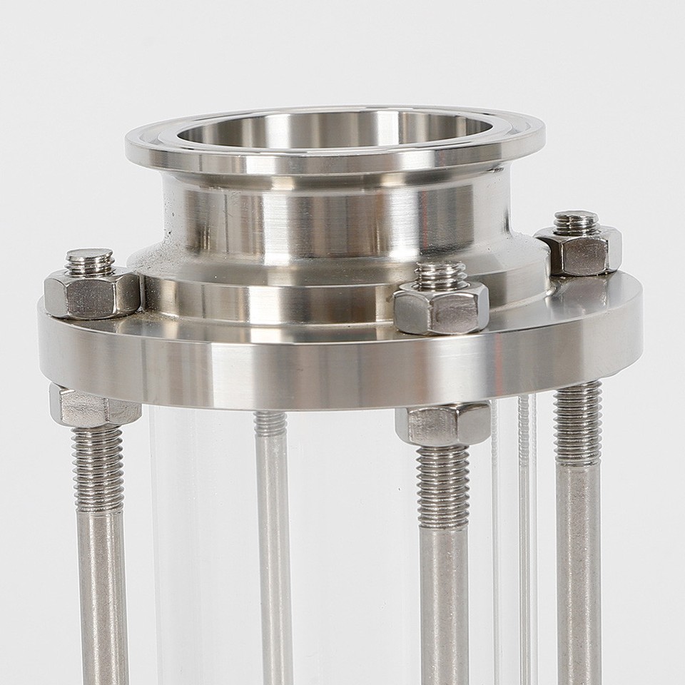 2 inch 51 MM Clear Flow Sanitary Sight Glass Tri Clamp Stainless Steel ...
