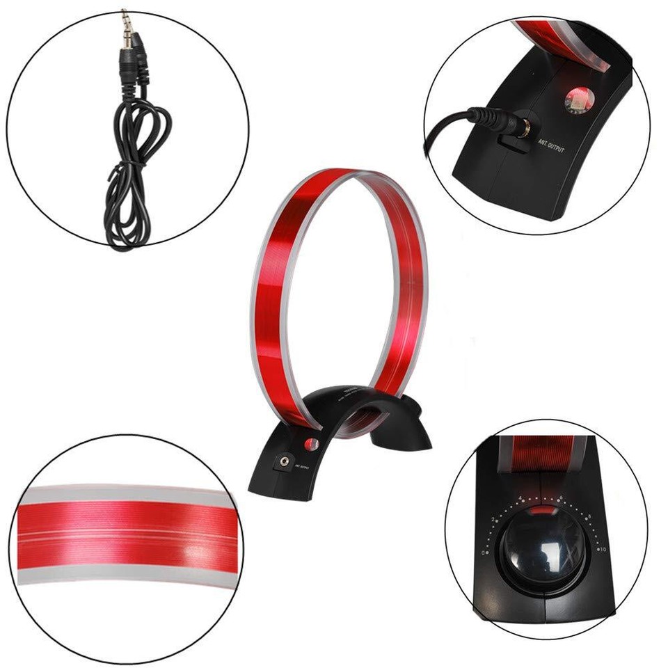 An200 Indoor Loop Antenna Compatible With Kaito 1103 Shack Dx399 ...