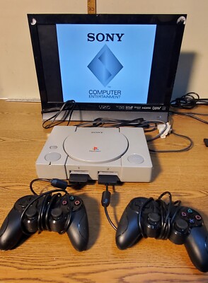 Sony PlayStation 1 PS1 Console Bundle w/2 Controllers, EXCELLENT Model ...
