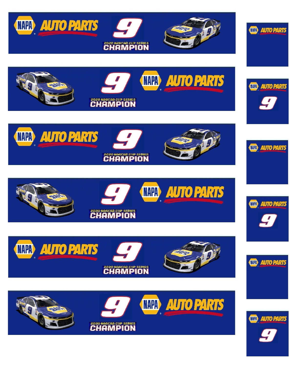 HO Scale Truck / Trailer Decals. " NAPA " ( for 45' Trailers ) | eBay