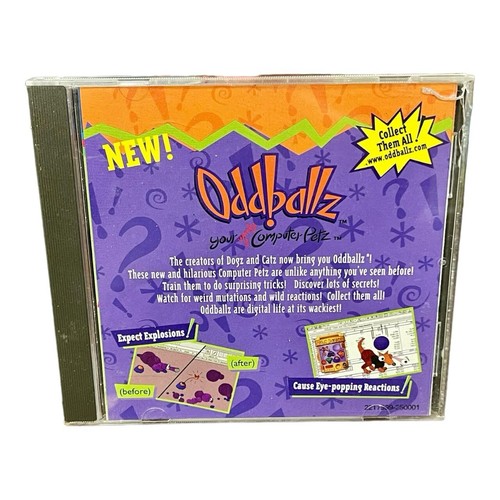 Oddballz “Your Wacky Pets” Virtual Pet Computer Game Vintage | eBay