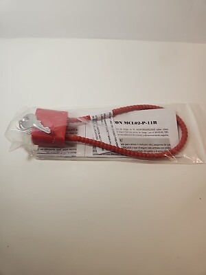 Mascon MCL02-P-11R RED Cable Gun Lock W/ Instructions & 2 Keys Sealed ...