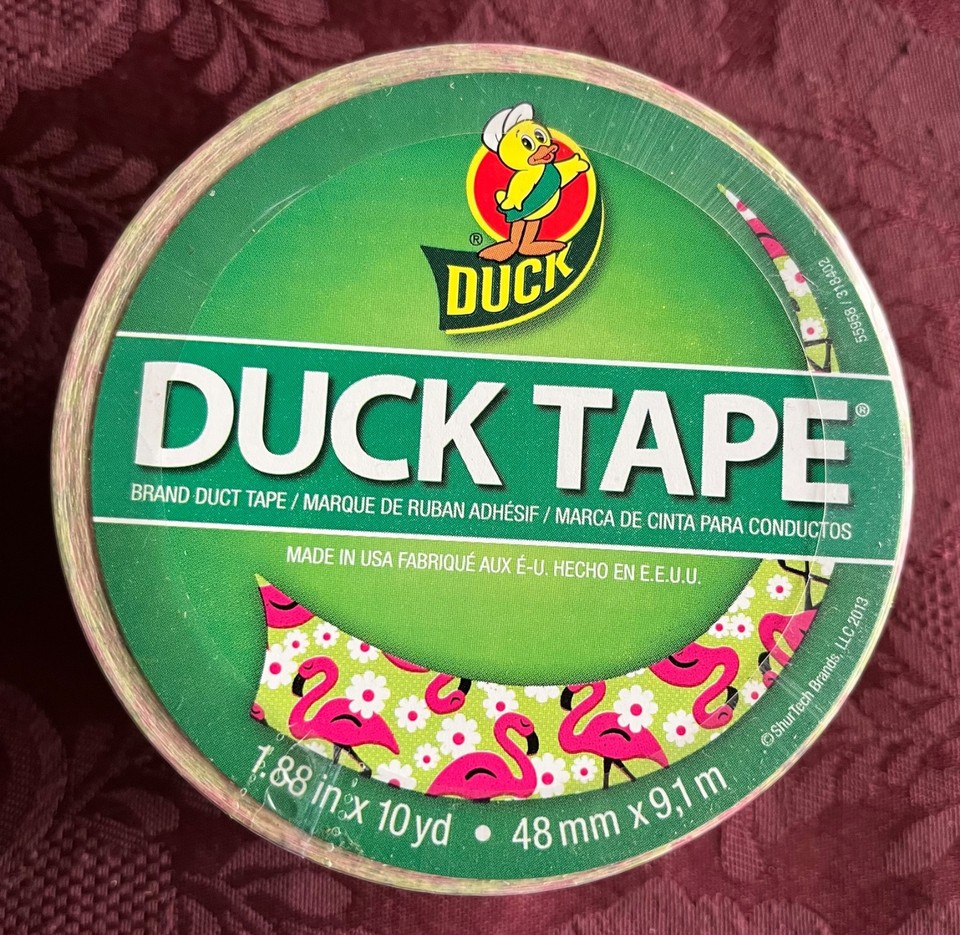 Duck duct tape pattern 🦩 Flamingo | eBay