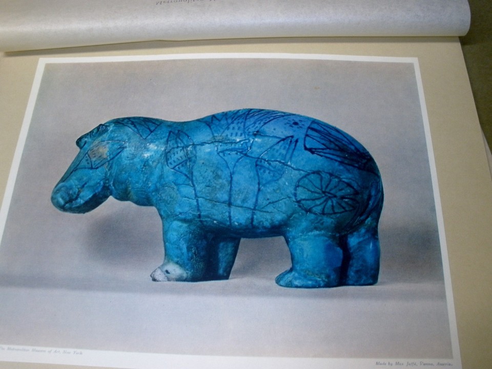 6 color prints Max Jaffe Series VII Egyptian Faience 1928 Metropolitan ...