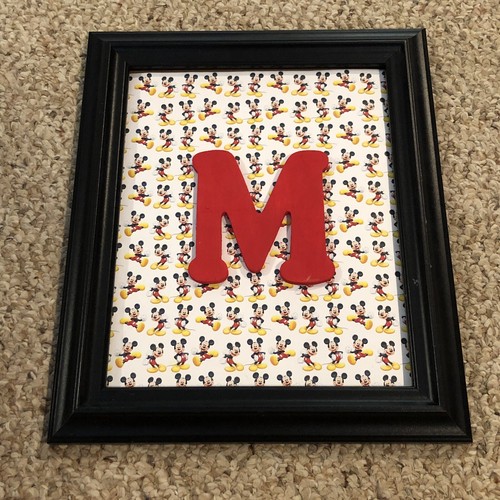 HAND CRAFTED DISNEY MICKEY MOUSE PICTURE FRAME!! | eBay