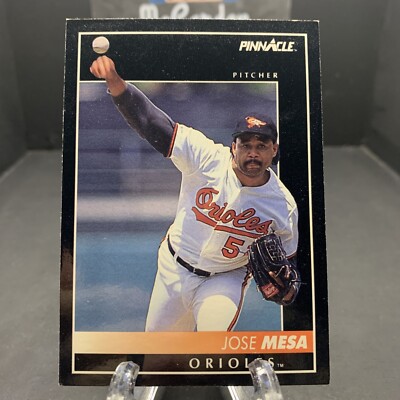 1992 Pinnacle Jose Mesa #496 Baltimore Orioles | eBay