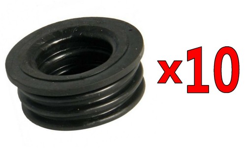 PACK OF 10 - 40mm Rubber Boss Fittings Floplast SP11B - Waste Pipe Bung ...