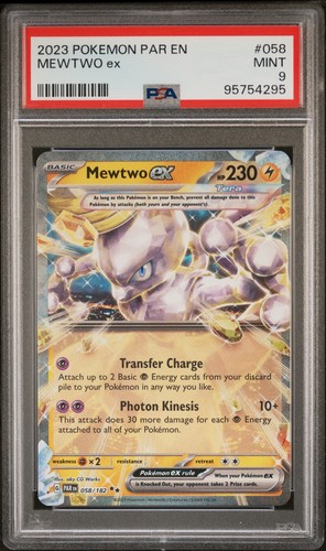 Mewtwo ex 058/182 Sv04: Paradox Rift Holo for sale online | eBay