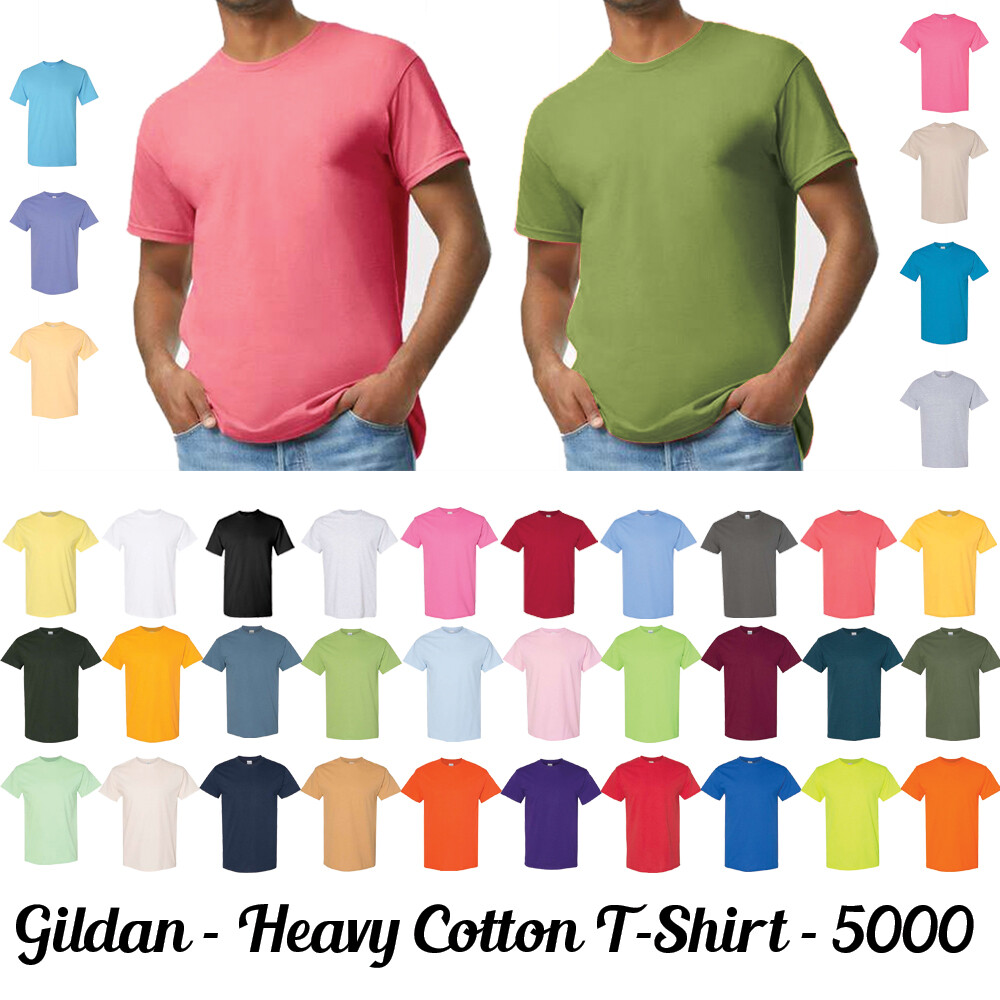 Gildan G5000 Color Chart