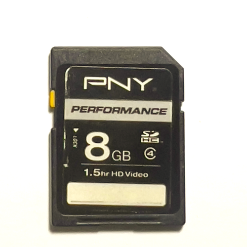 PNY 8GB SDHC Class 4 SD Flash Memory Card - Fully Tested 751492336312 ...