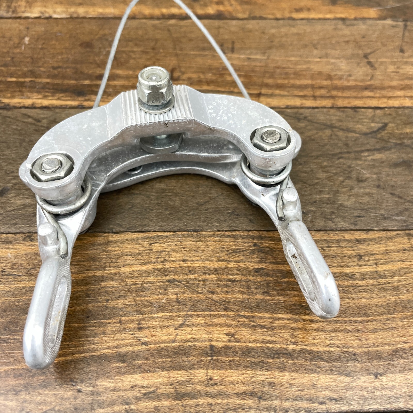 Vintage Peugeot Center Pull Brake Caliper Rear 1978 Flat Brake Bridge ...