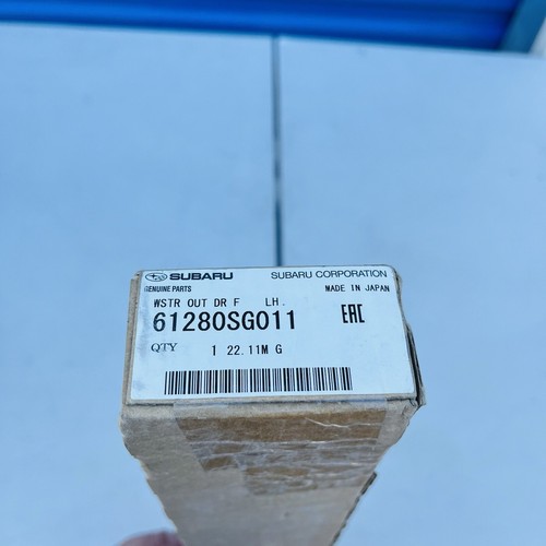 Genuine Subaru Belt Weather Strip 61280SG011 NEW OEM SEALED BOX | eBay