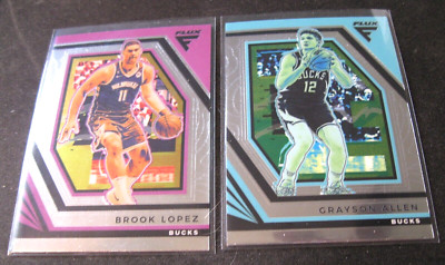BROOK LOPEZ/GRAYSON ALLEN 2-CARD MILWAUKEE BUCKS LOT 2022-23 Panini ...