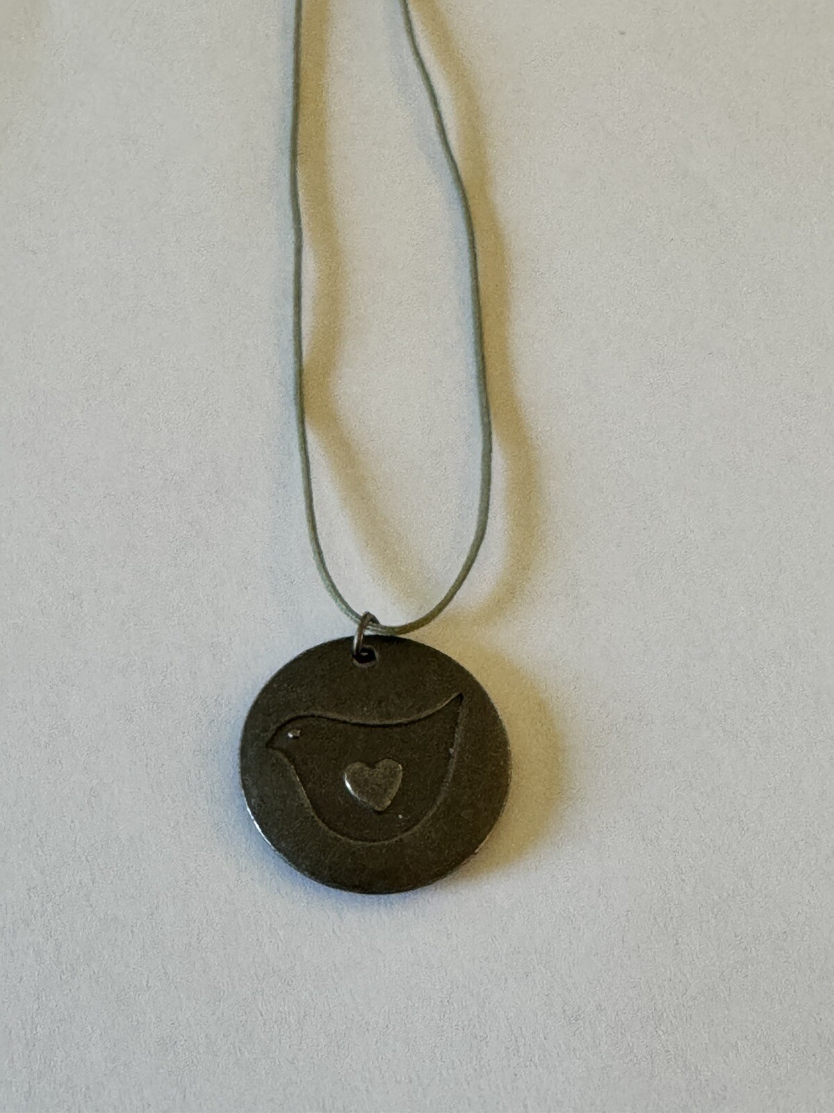 Hallmark Jewelry Hallmark Silver Bird Heart Necklace … - Gem