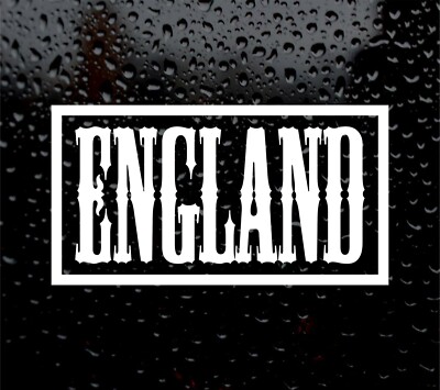 ENGLAND VINYL STICKER DECAL LOGO FOR CAR/VAN BIKER PATCH FOOTBALL WORLD ...