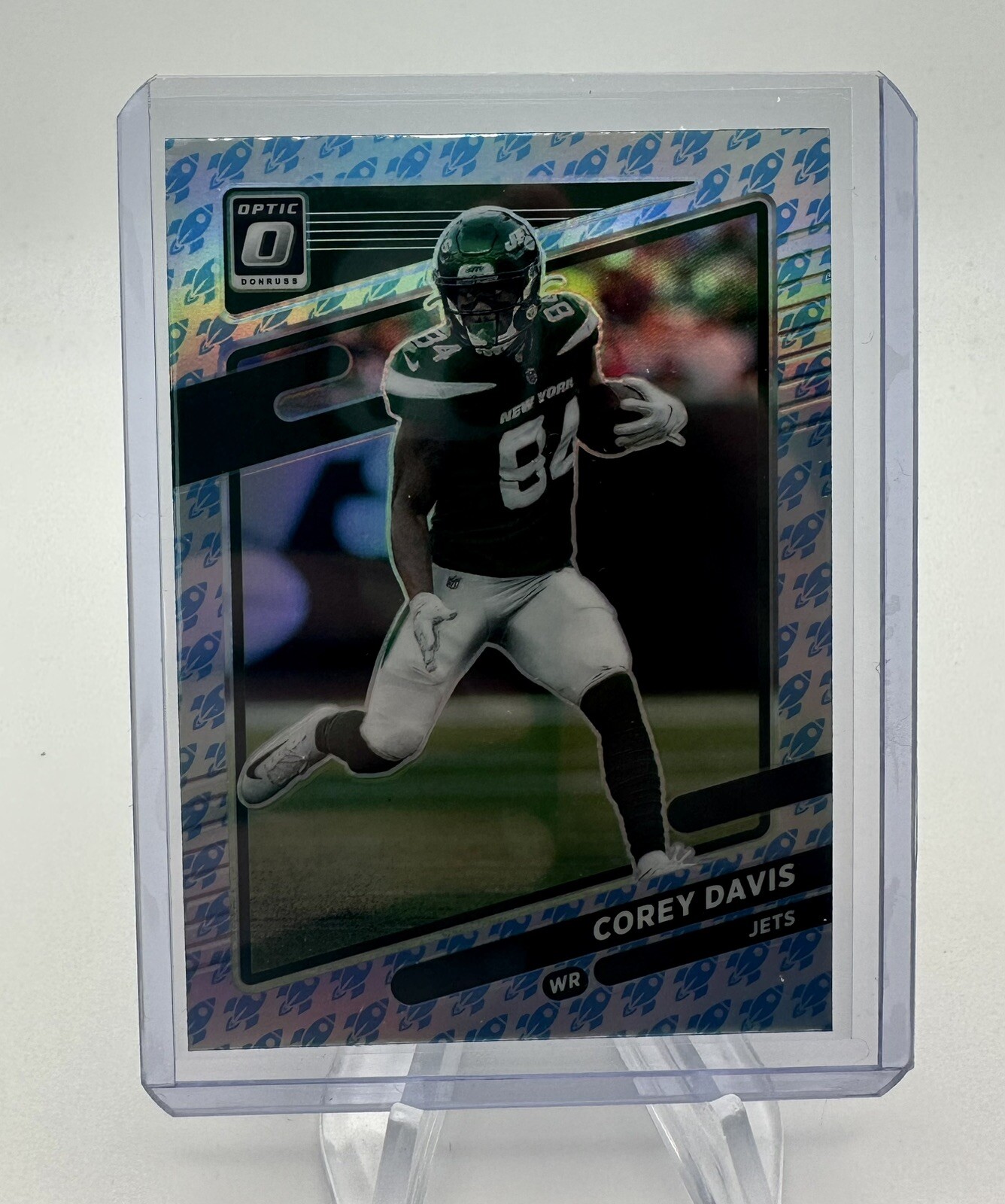 2021 Donruss Optic Corey Davis Rocket Emoji Prizm SSP New York Jets #70 ...