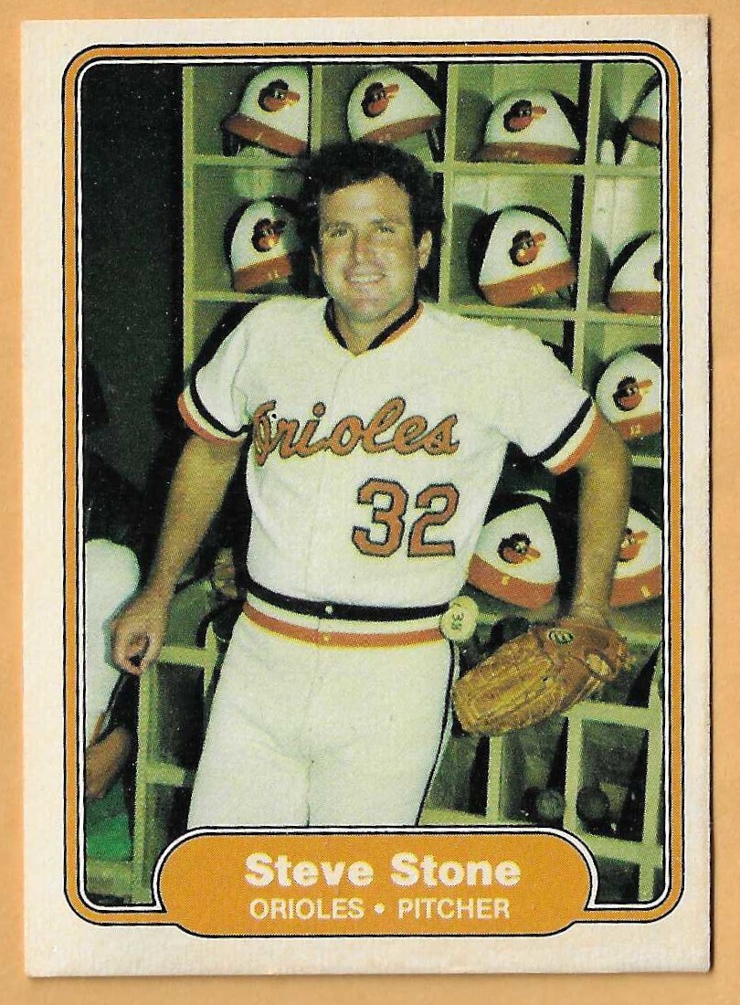 STEVE STONE BALTIMORE ORIOLES #182 - FLEER NM-MT 1982 | eBay