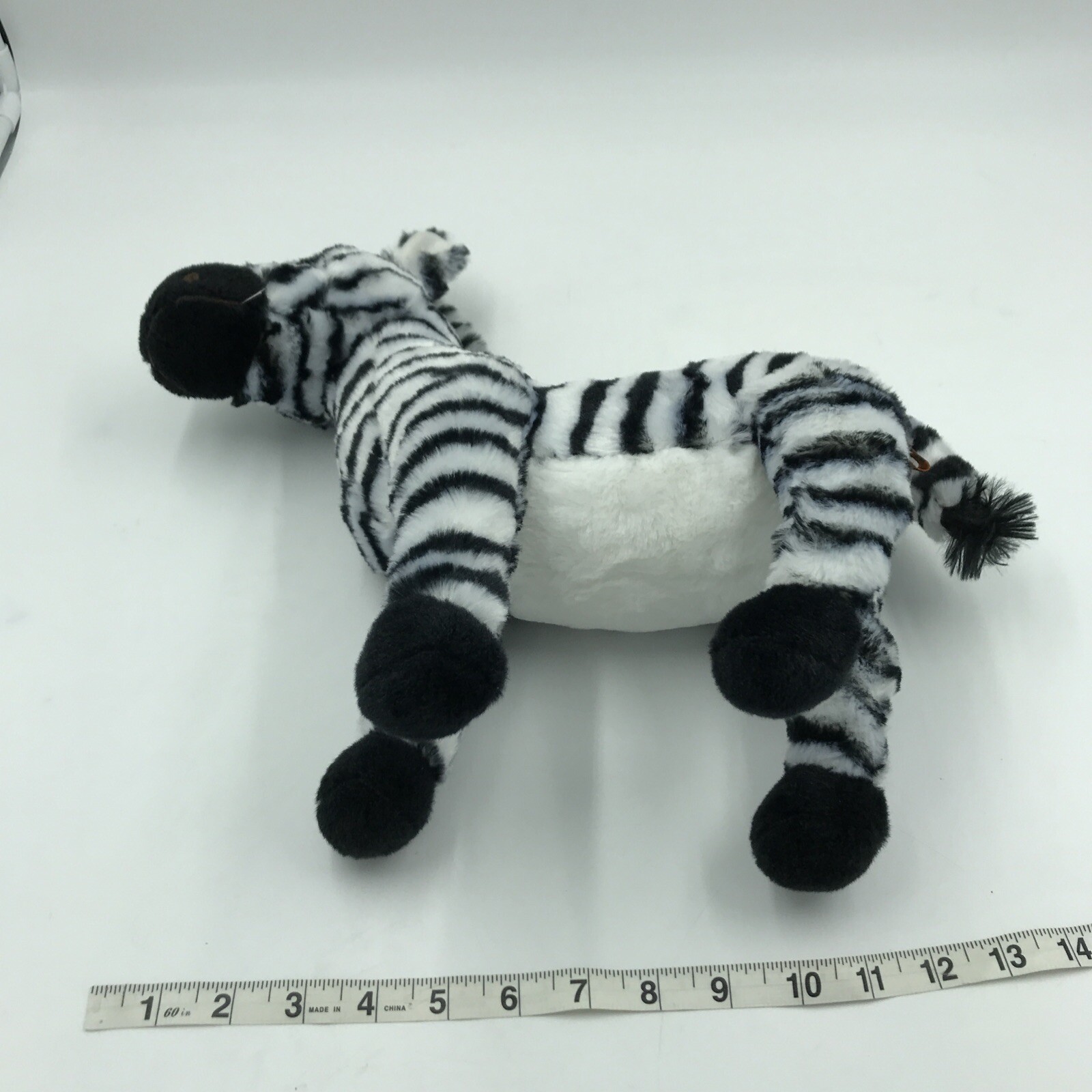 Adventure Planet Zebra Plush 11" Black White Stuffed Animal 2 | eBay