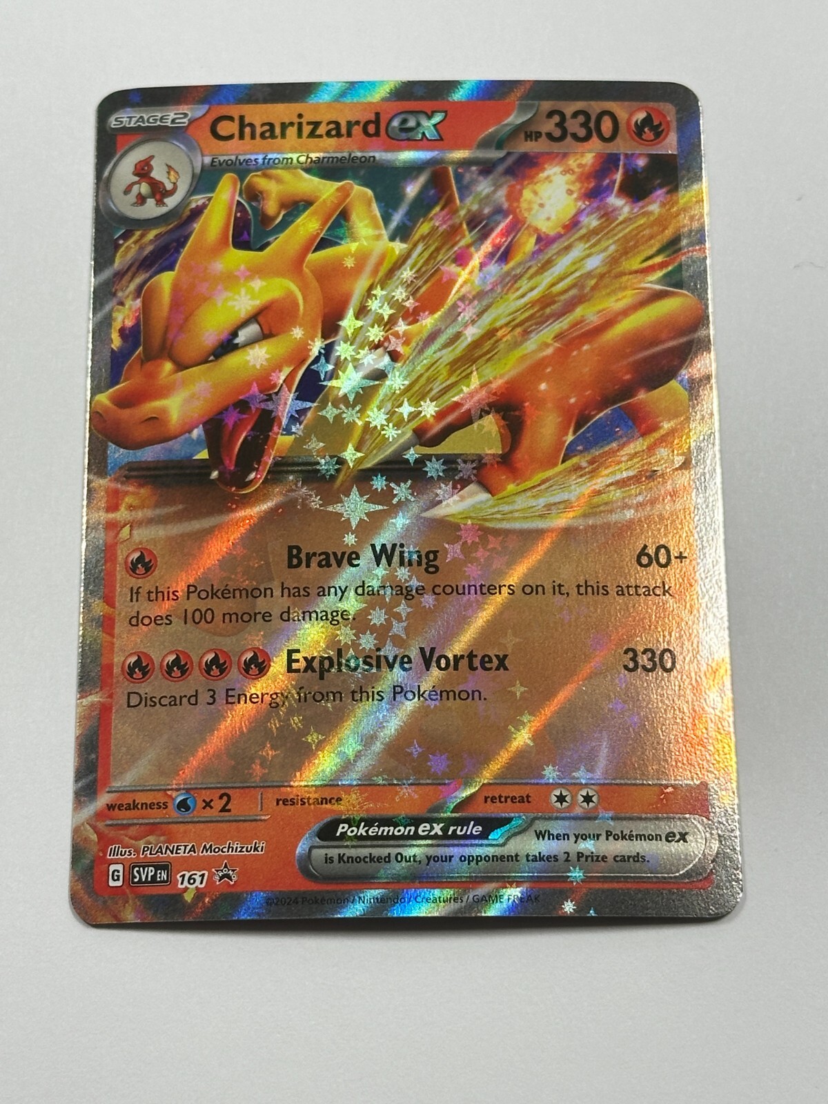 POKEMON Charizard ex SVP 161 Charmander Charmeleon Holo 3 Card Set ...