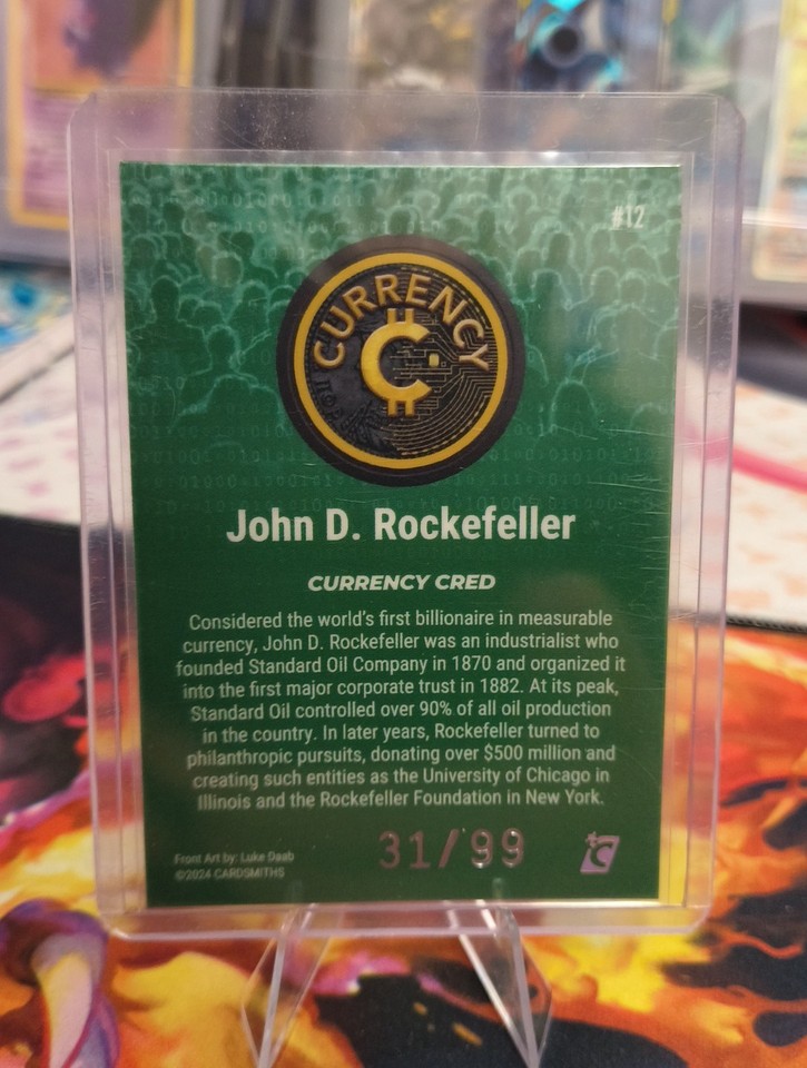 Cardsmiths Currency S4 Emerald Gemstone Refractor #12 John d ...