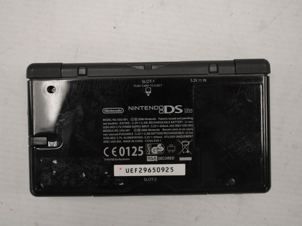 NINTENDO DS Lite Handheld Game Console, Black - M35 | eBay UK