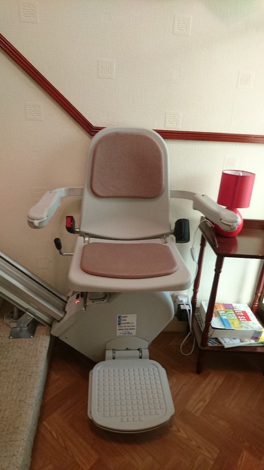 Fully Fitted Slimline Acorn Stairlift with 18 Month Warranty Stair Lift ...
