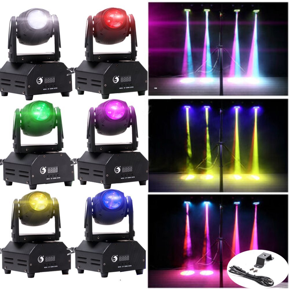 100W LED Moving Head Light RGBW Beam Stage DJ Disco Show DMX Party Spot ...