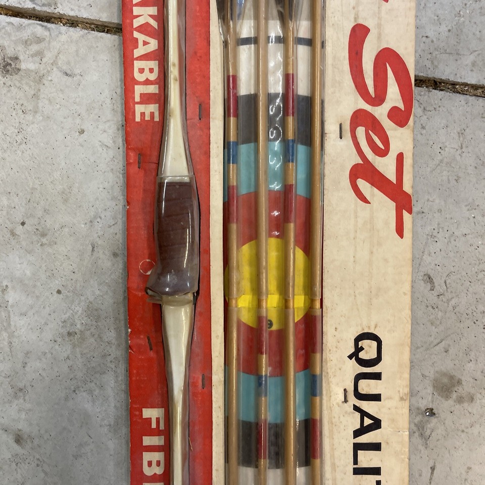 Vintage York archery Fiberglass Recurve bow Right 4’6” 25lbs 24” In Box ...