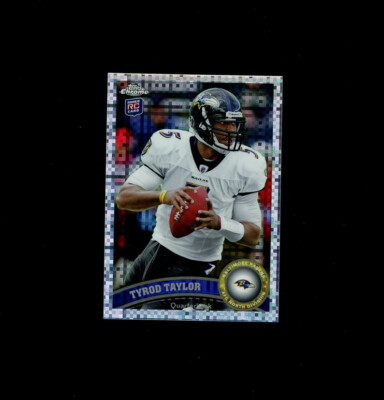 2011 Topps Chrome XFRACTOR ROOKIE SP TYROD TAYLOR RC! Hokies | eBay