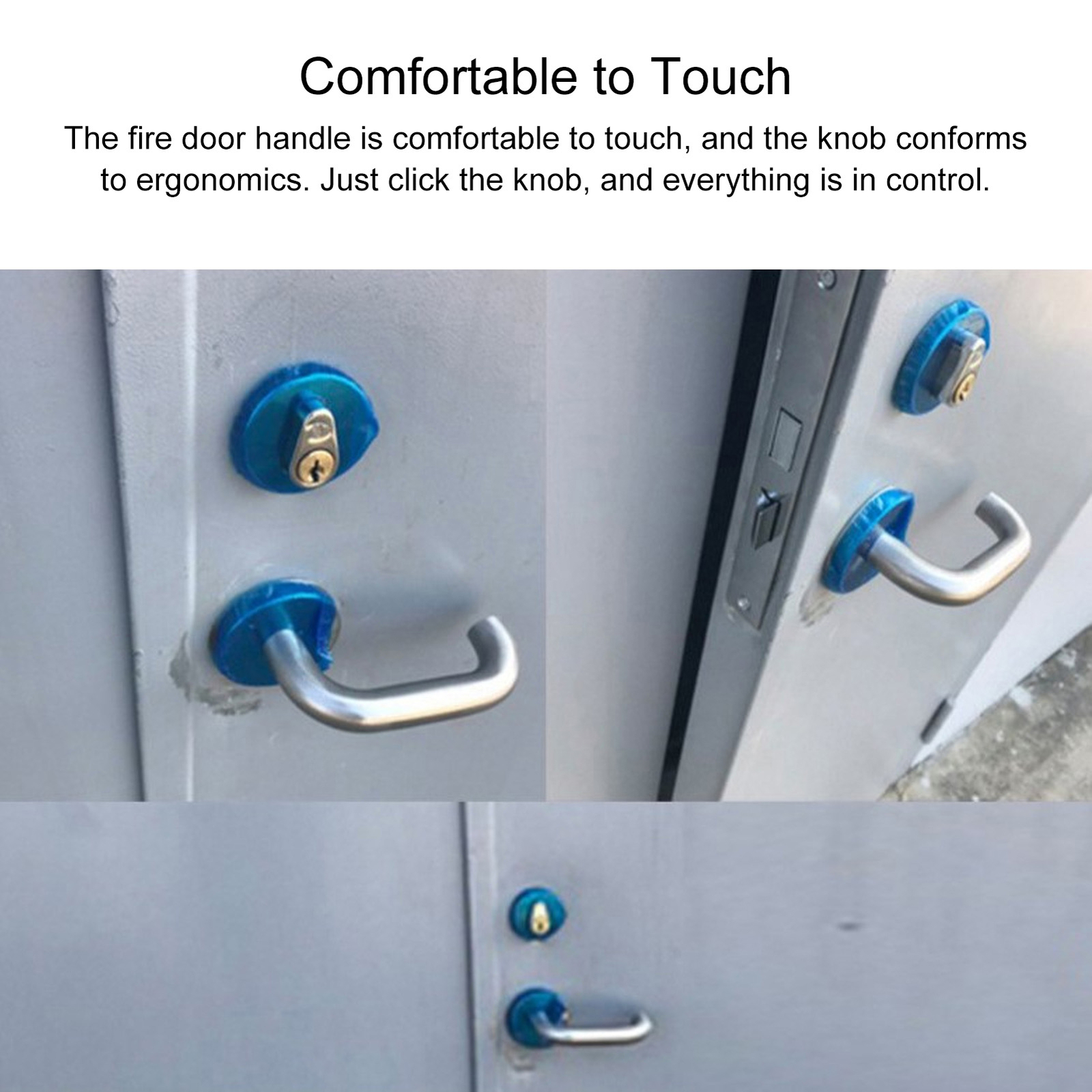 Stainless Steel Fire Door Handle Ergonomics Knob Emergency Fire Exit ...