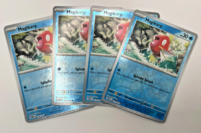 Pokémon Card Scarlet & Violet 151 Playset Magikarp Reverse Holo 129/165 ...